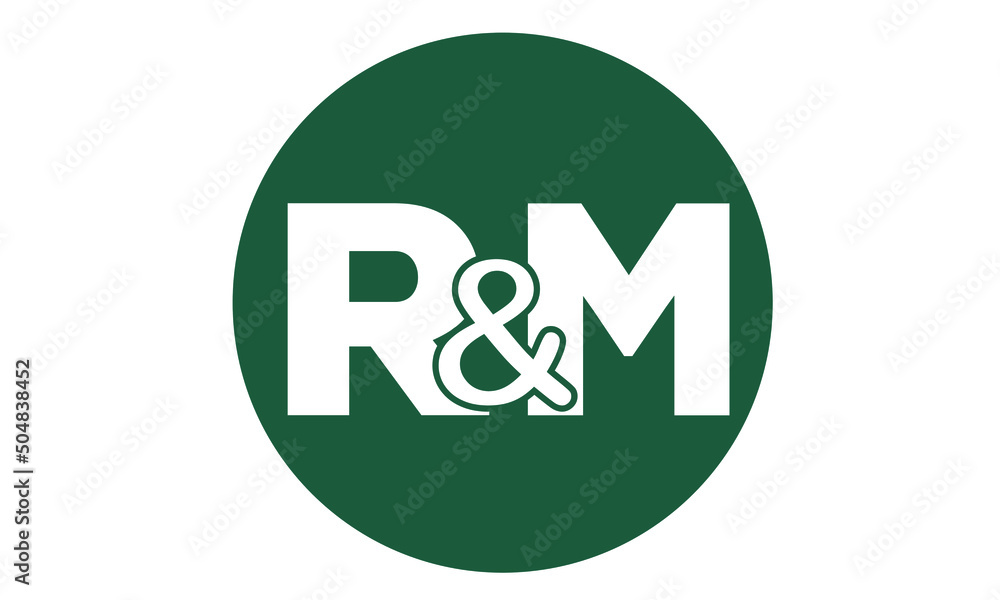RM and logo design vector template | monogram logo | abstract logo ...