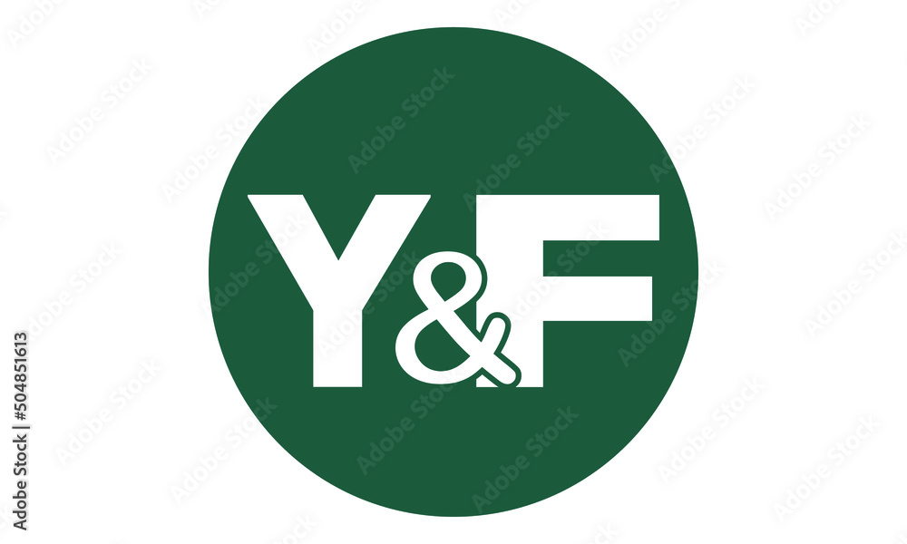 YF and logo design vector template | monogram logo | abstract logo ...