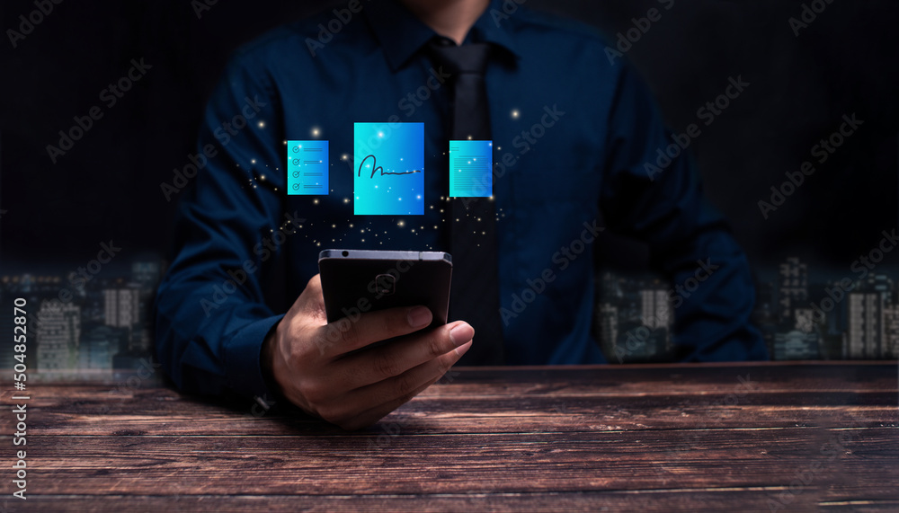 Electronic signature, document management, paperless office, E signing ...