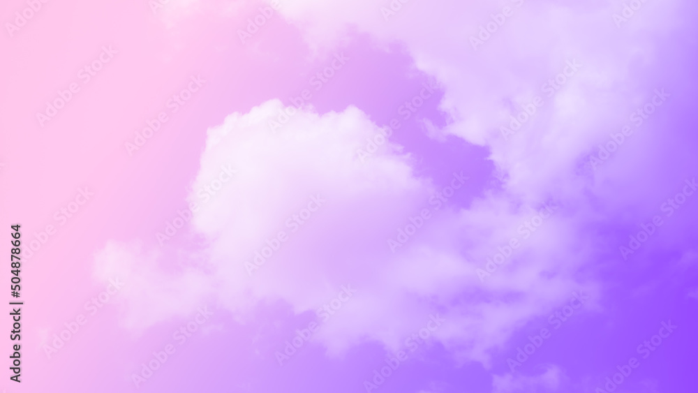 Purple sun and Cloud Sky Pastel Background. wallpaper Rainbow colored ...