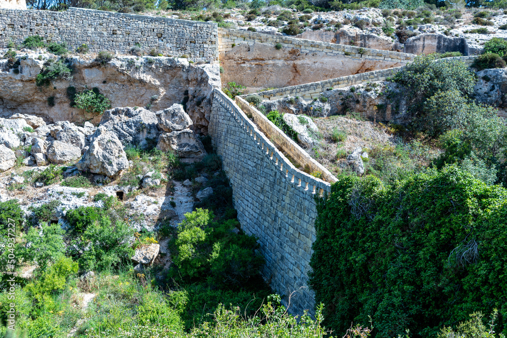Remains of the 19th Century British Fortification "Victoria Lines" on ...
