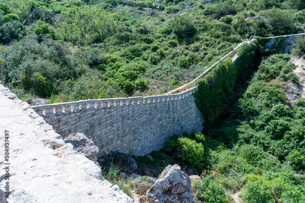 Remains of the 19th Century British Fortification "Victoria Lines" on ...