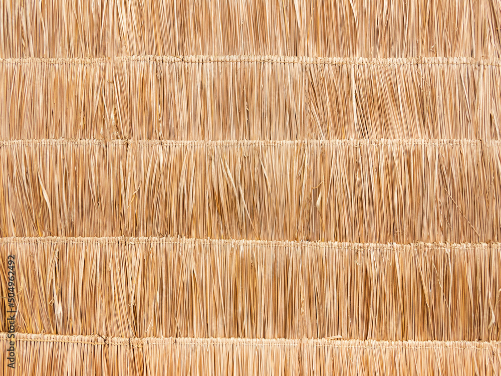 Roof made from straw background and wallpaper, tropical house design ...