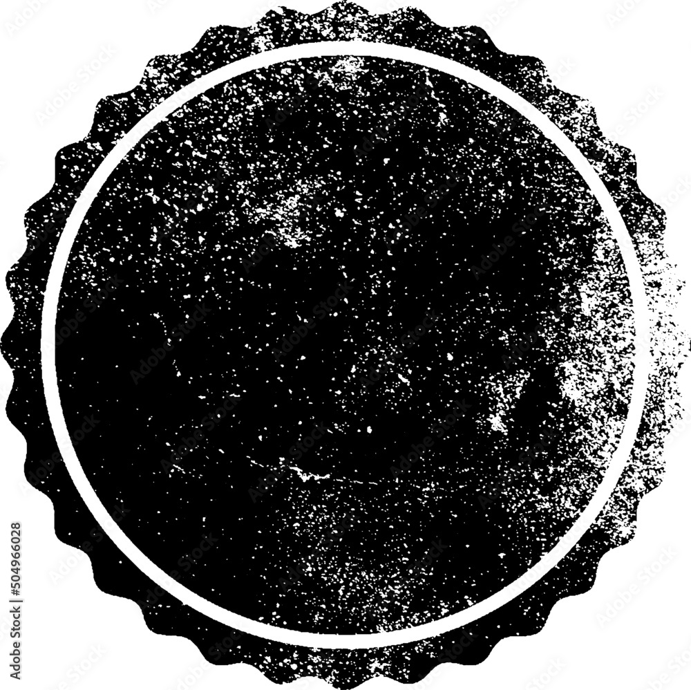 circular stamp element with a transparent background Stock Illustration ...