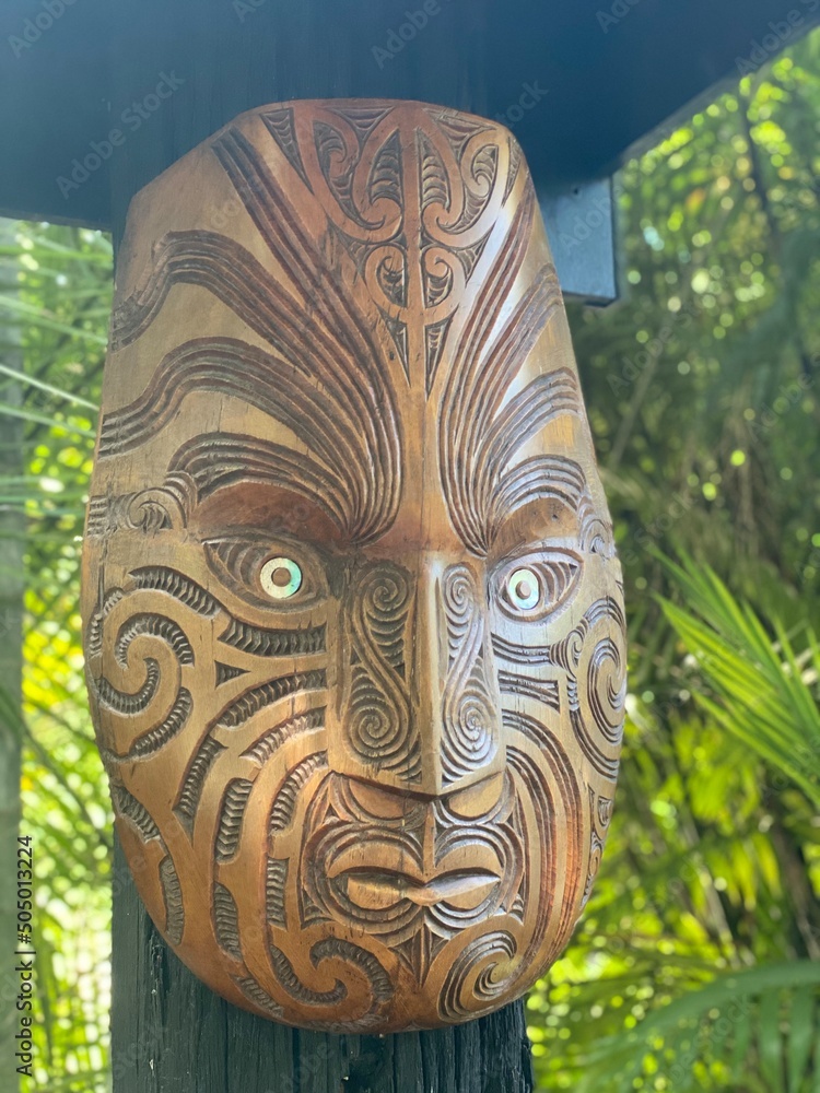 Maori Carving Toi Whakairo Stock Photo | Adobe Stock
