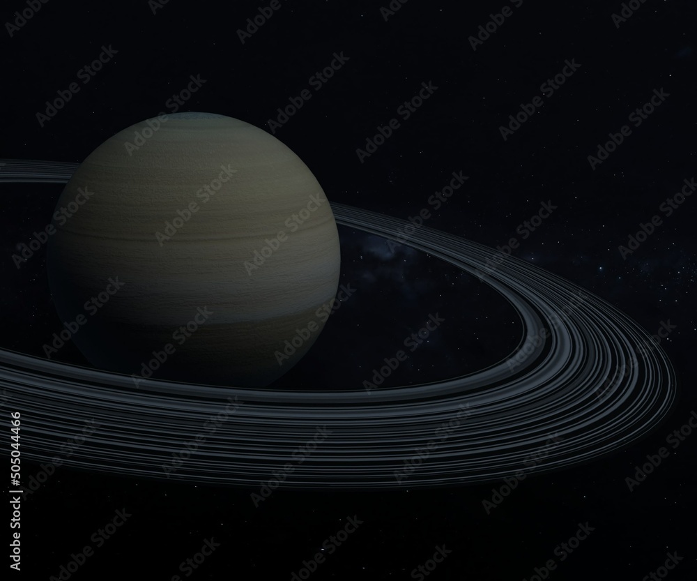 Saturn is a gas giant made up mostly of hydrogen and helium 3D ...