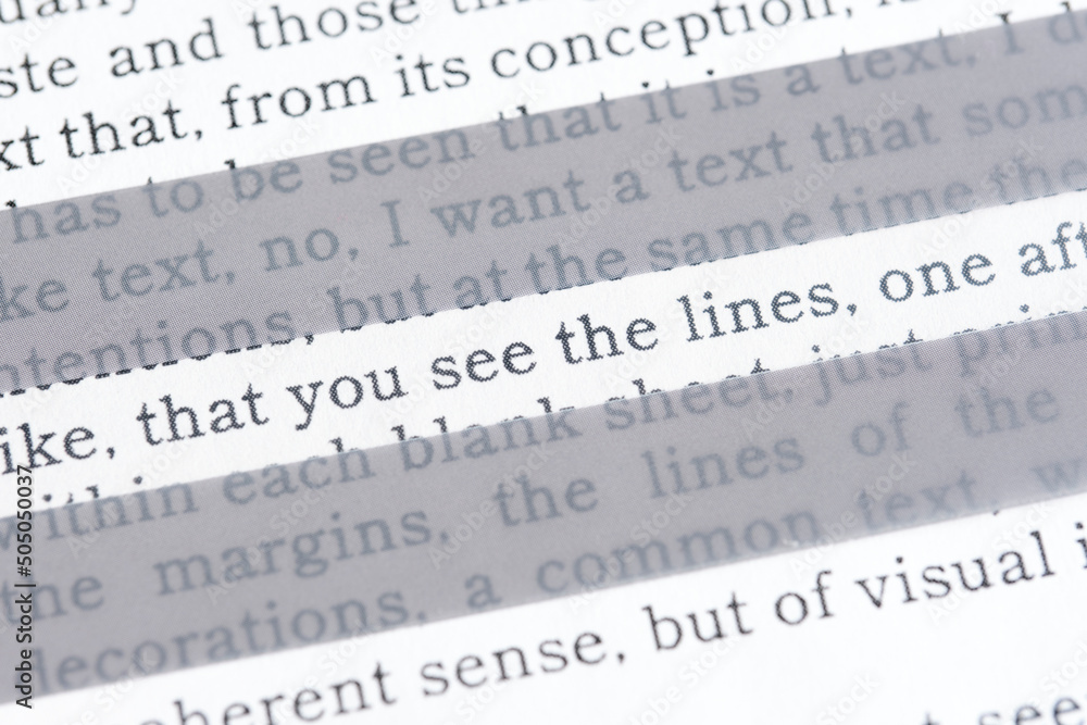 Reading ruler, overlay guide to help reading for people with dyslexia ...