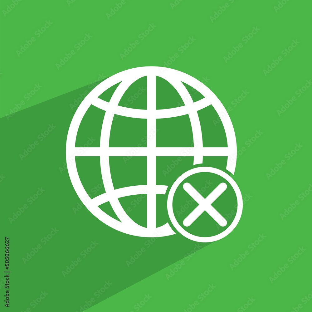 no connect icon , network icon vector Stock Vector | Adobe Stock