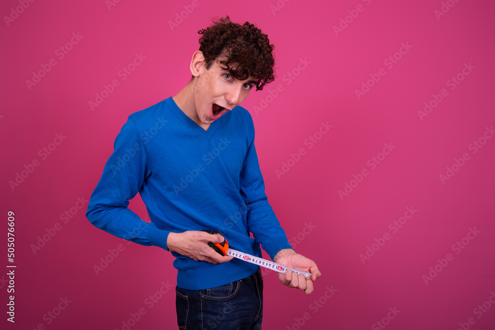 Pervert. Funny guy with bad behavior. Stock Photo | Adobe Stock