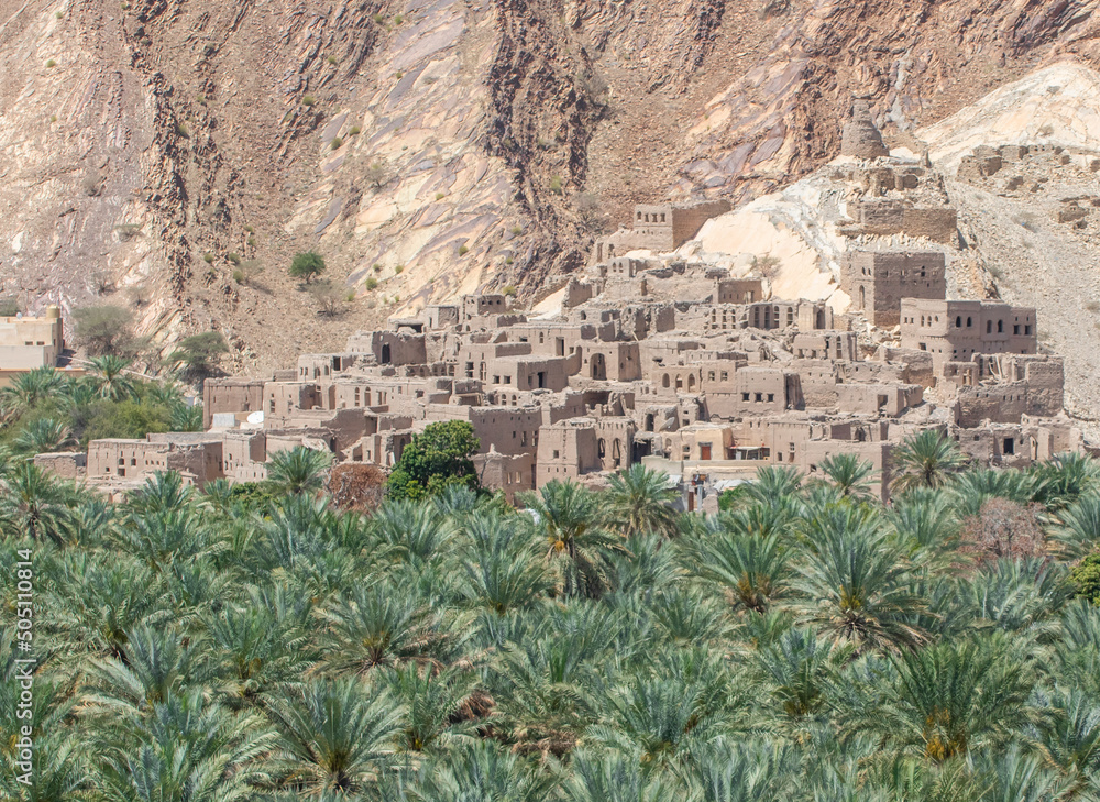 Foto Stock Birkat Al Mouz, Oman - few kilometers from Nizwa and part of ...