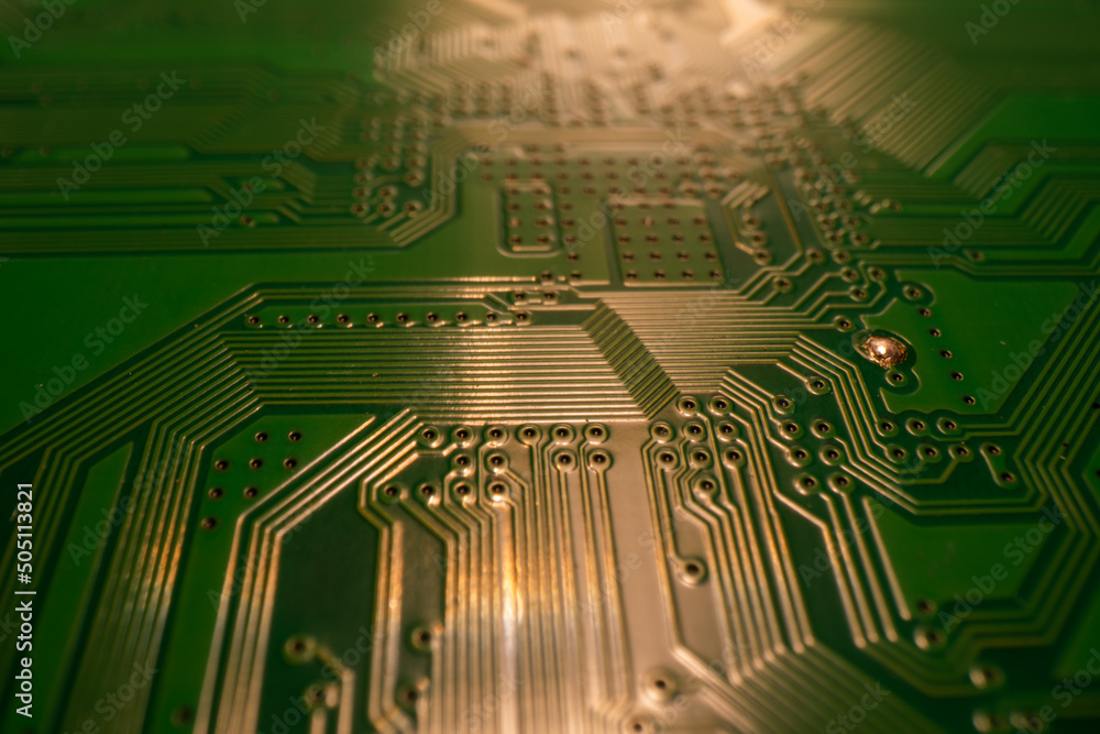 Circuit board background. Electronic circuit board texture. Computer ...