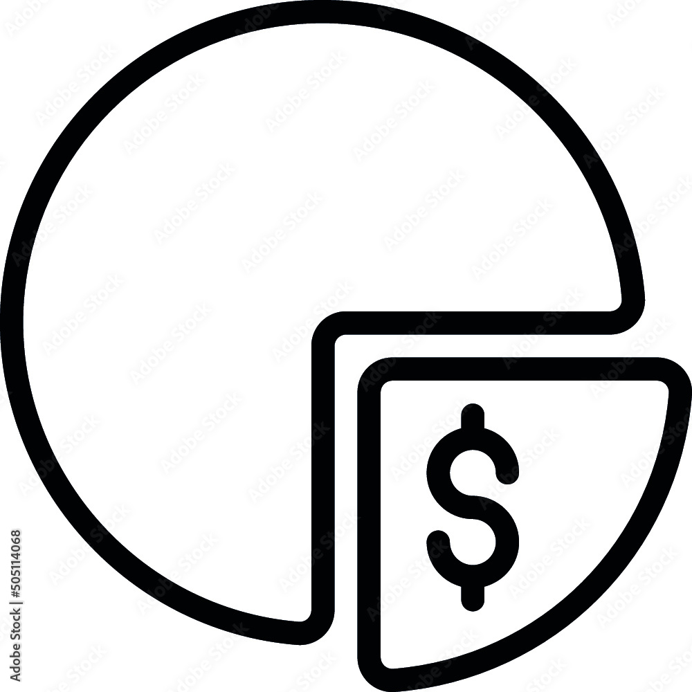 Dividends Icon Stock Vector | Adobe Stock