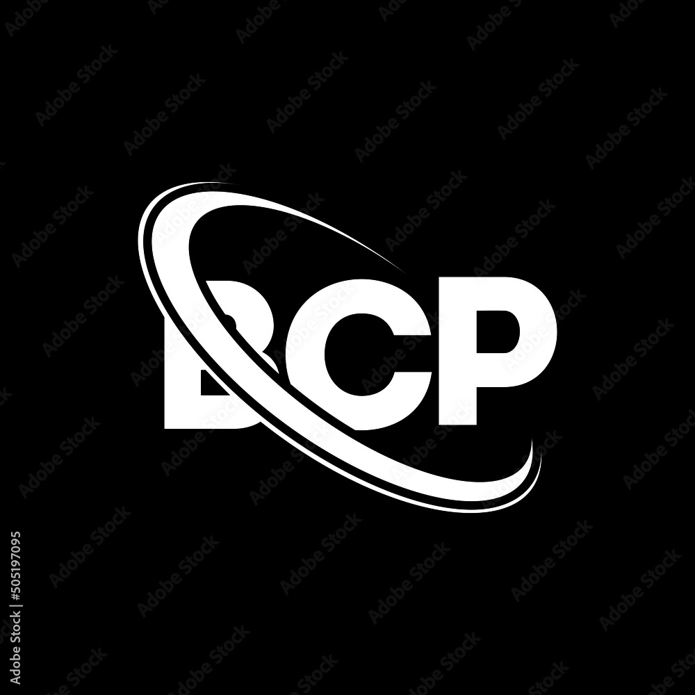 BCP logo. BCP letter. BCP letter logo design. Intitials BCP logo linked ...
