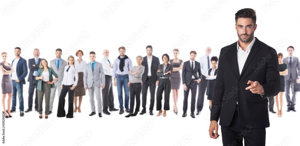 HR manager pointing finger at you Stock Photo | Adobe Stock