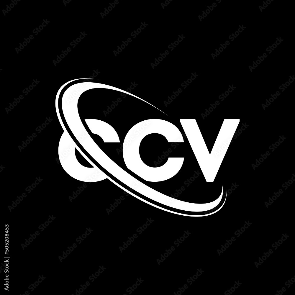 CCV logo. CCV letter. CCV letter logo design. Initials CCV logo linked ...