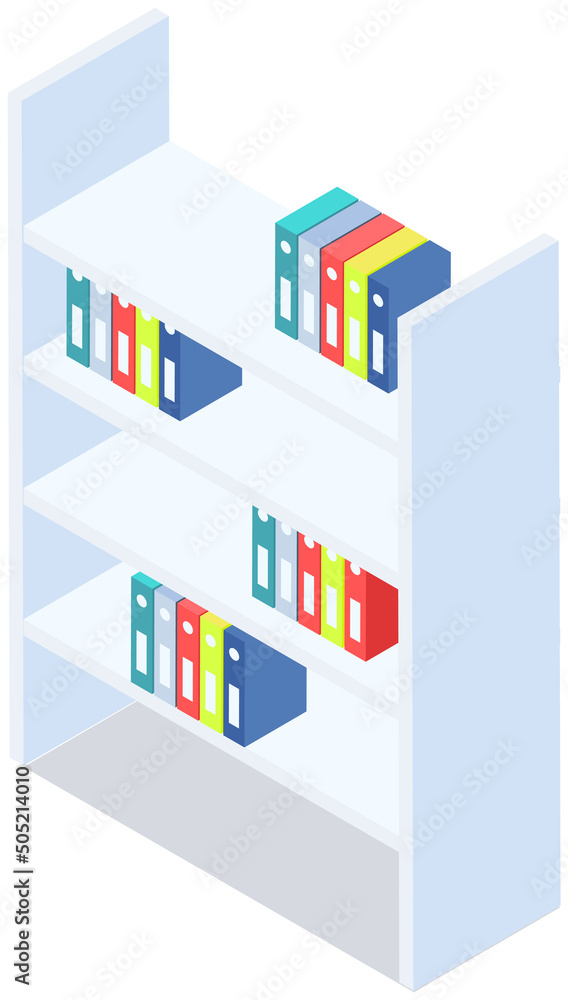 Office paperwork, document and file folders. Vector filing cabinet ...