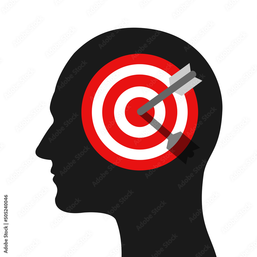 Human with target on the head - Man being killed, shot and assassinated ...