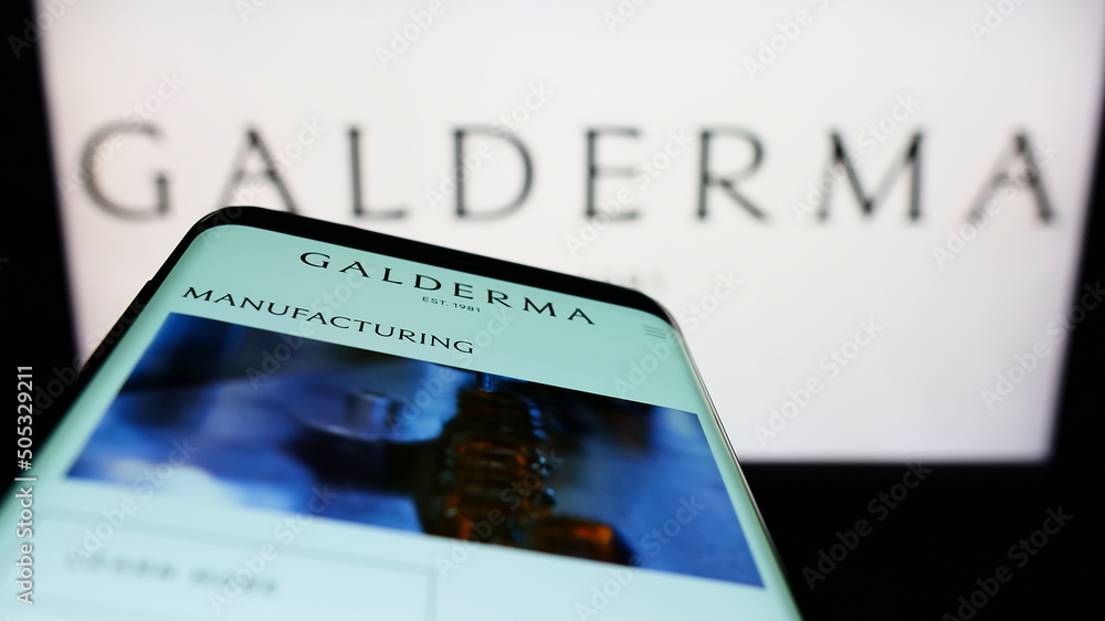 Stuttgart, Germany - 05-14-2022: Mobile phone with website of Swiss ...