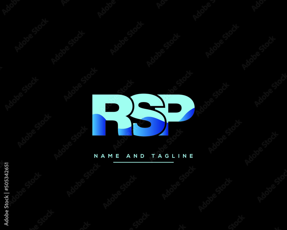 RSP Letter Initial Logo Design Template Vector Illustration Stock ...