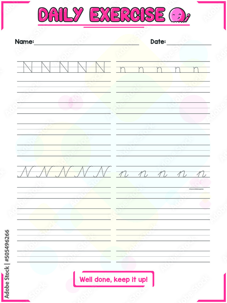Back to School Regular and Cursive alphabet Letter Tracing Practice and ...