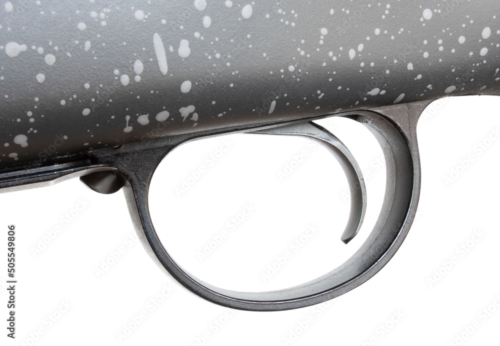 Trigger for a bolt action rifle Stock Photo | Adobe Stock