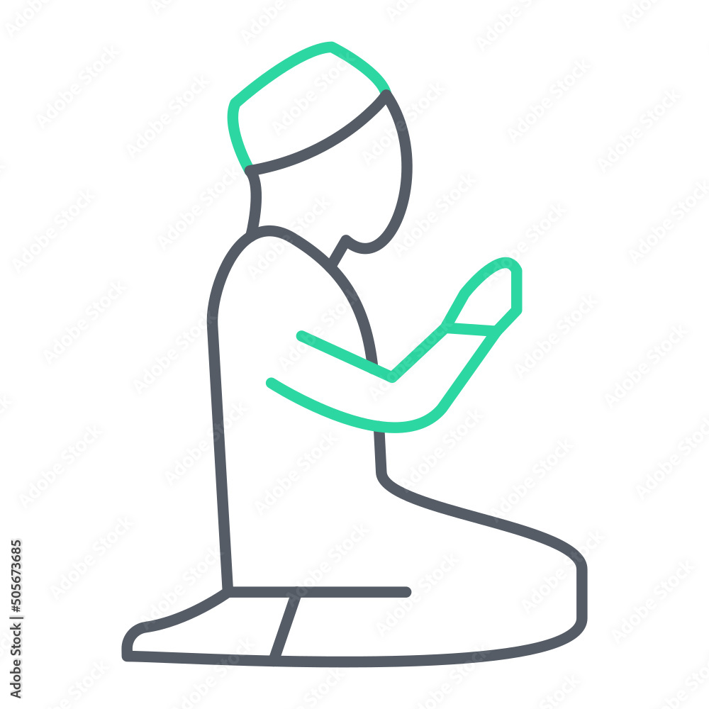 Salah Icon Design Stock Vector | Adobe Stock