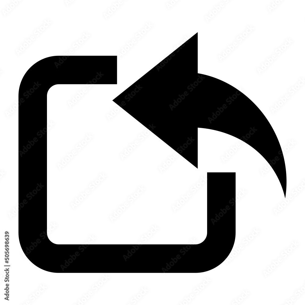 Import Icon Stock Vector | Adobe Stock