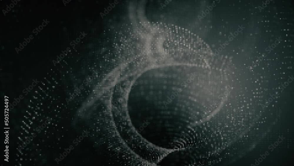 Stockvideo Futuristic abstract de-focus Metaverse data matrix, meta ...