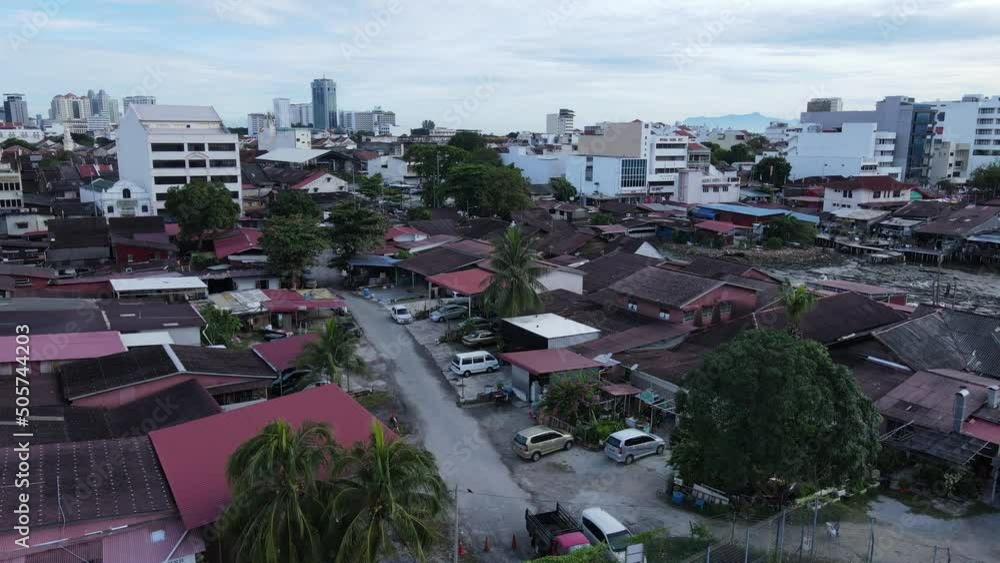 Georgetown, Penang Malaysia - May 13, 2022: The Clan Jetties of ...