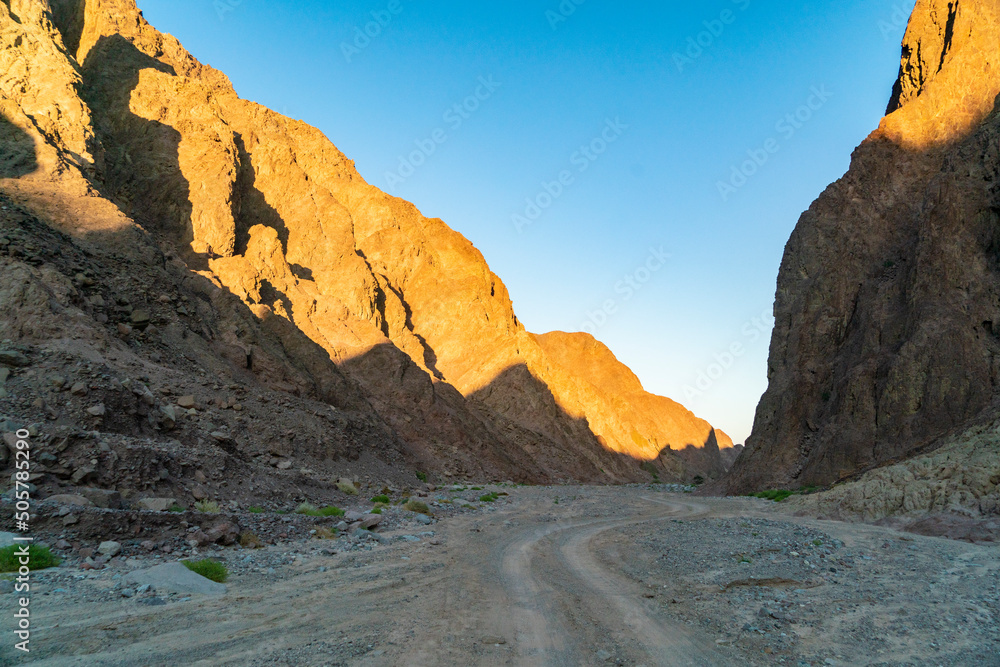 Egypt, Sinai, Path on Mount Sinai Stock Photo | Adobe Stock