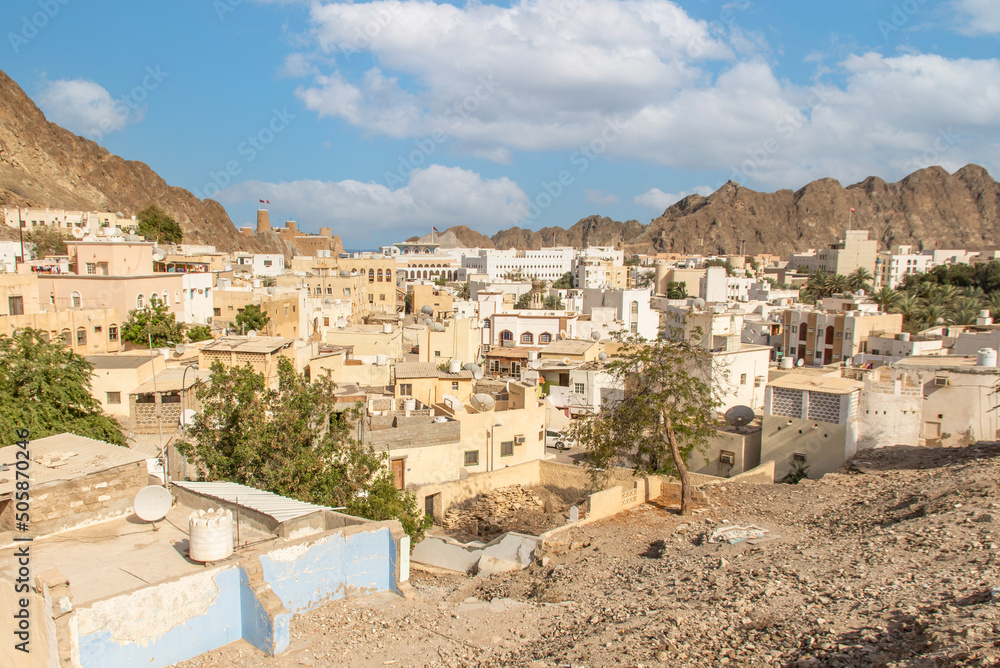 Muscat, Oman - capital and most populated city in Oman, Muscat displays ...