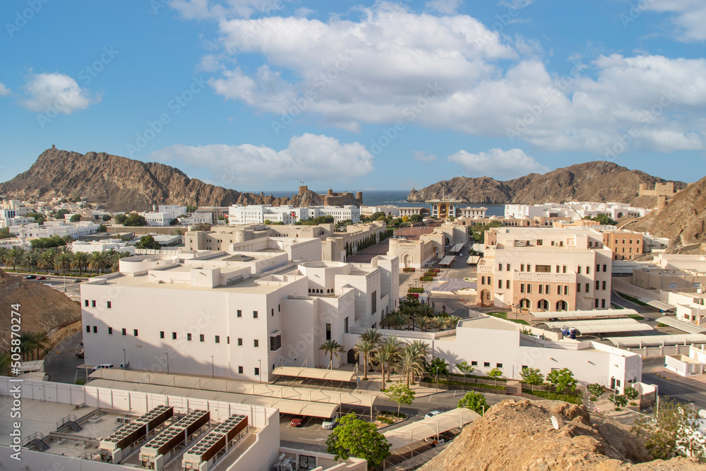 Muscat, Oman - capital and most populated city in Oman, Muscat displays ...