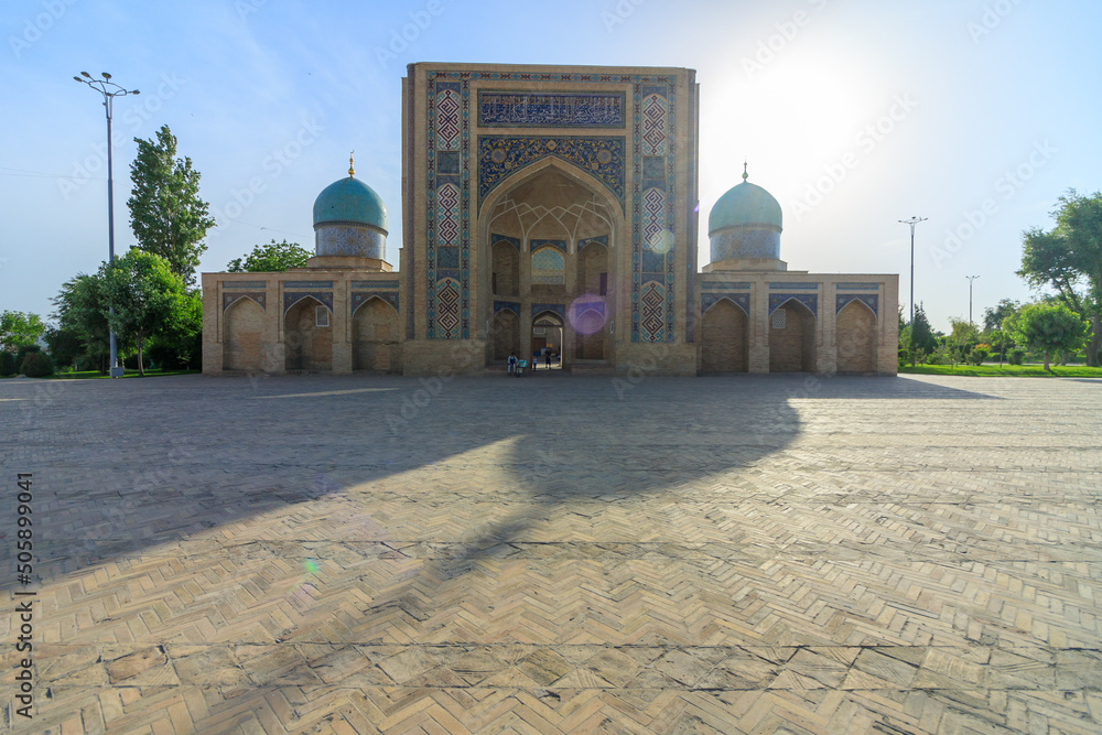 Hazrati Imam ancient complex in Tashkent, Uzbekistan Stock Photo ...