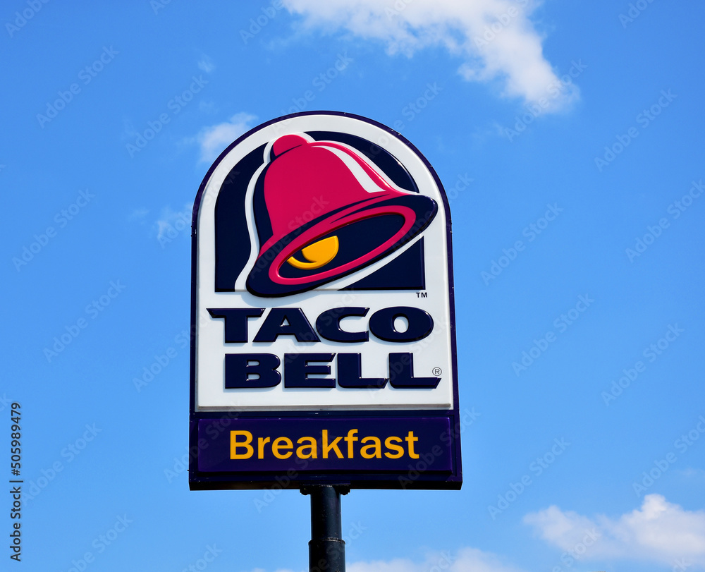 Taco Bell Sign Stock Photo | Adobe Stock