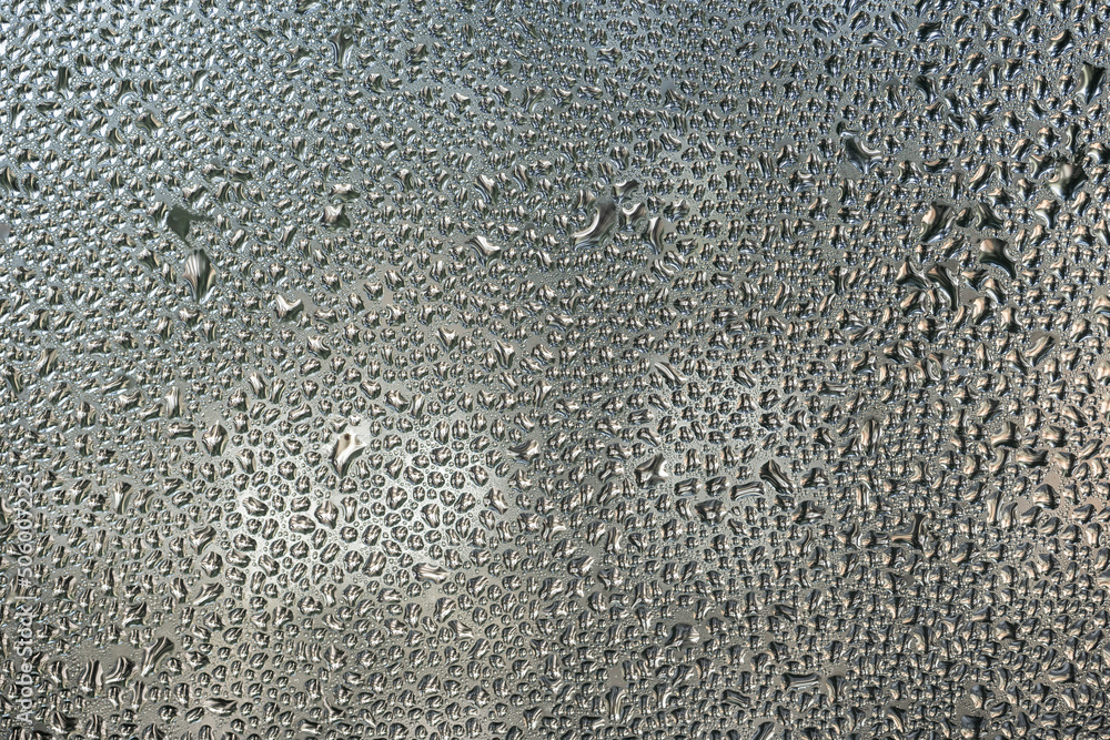 Wet glass texture, sweaty window. Abstract background, wallpaper. Stock ...