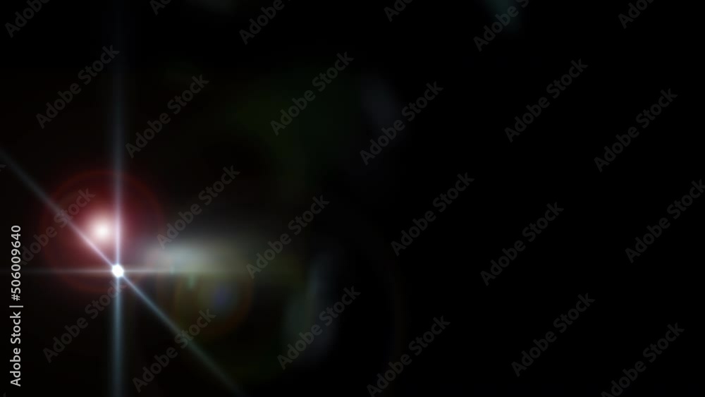 Abstract flicker glow optical lens flares light rotation animation flow ...