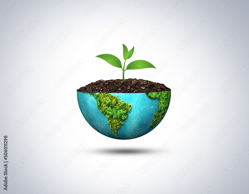 Only One Earth World Environment Day Concept 3d Design Happy