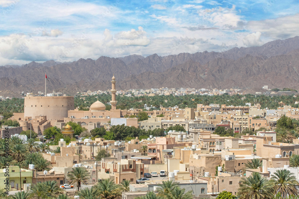 Nizwa, Oman - famous for its fortress and part of an amazing oasis full ...