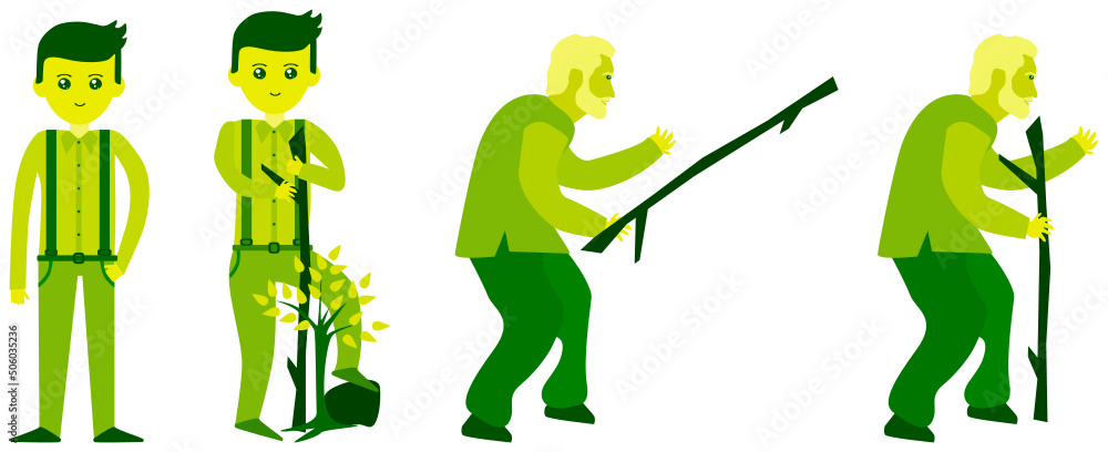 Natural help for help. Boy plant a tree and that tree gives cane after ...