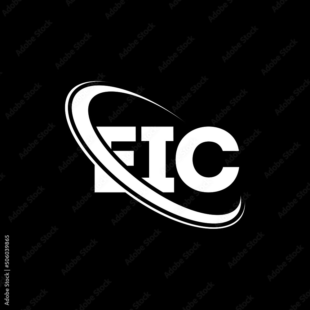 EIC logo. EIC letter. EIC letter logo design. Initials EIC logo linked ...