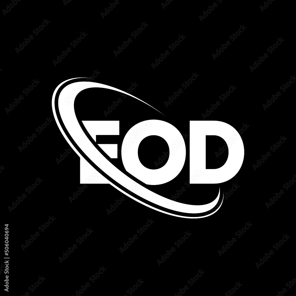 EOD logo. EOD letter. EOD letter logo design. Initials EOD logo linked ...