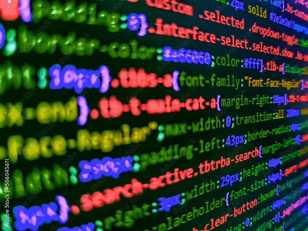 Program Code Php Html Css Of Site Programmer Occupation Html And Css Code Developing