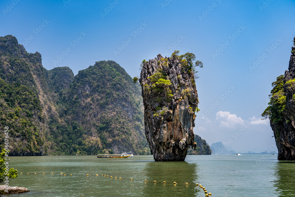 Phang-nga national park,James bond island, Andaman Thailand,View of ...