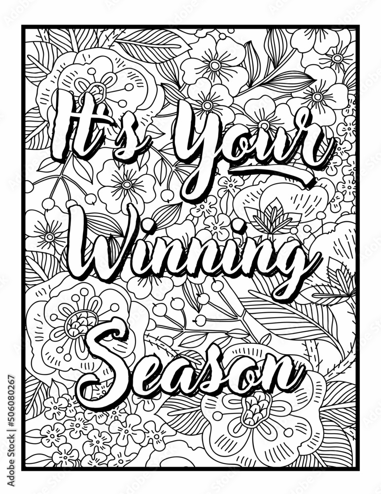 Positive Affirmation Coloring Pages