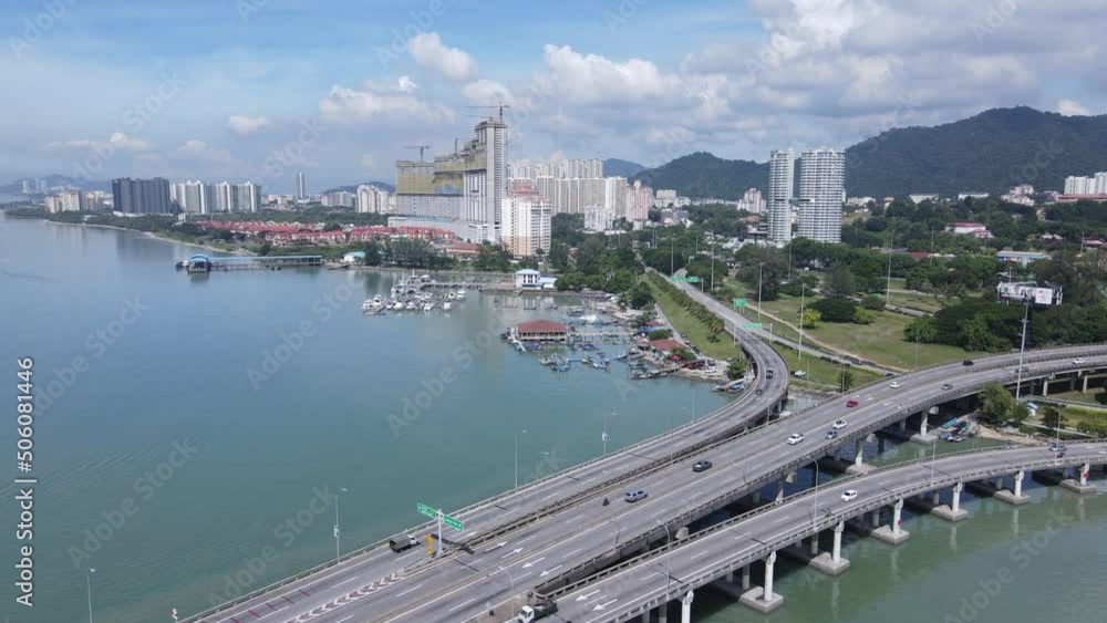 Vidéo Stock Georgetown, Penang Malaysia - May 18, 2022: The Majestic ...