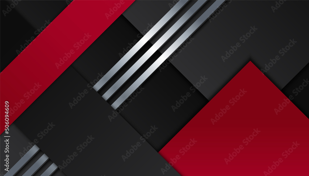 abstract red black and silver background Stock Vector | Adobe Stock