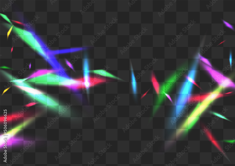 Holo Lens Vector Transparent Background. Hologram Stock Vector | Adobe ...