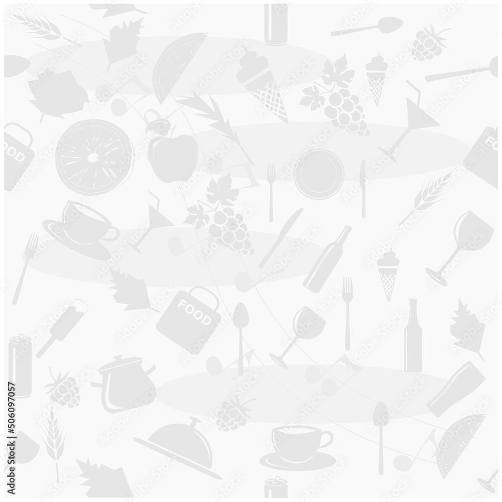 Coffee time, seamless background for your design Restaurant menu design ...