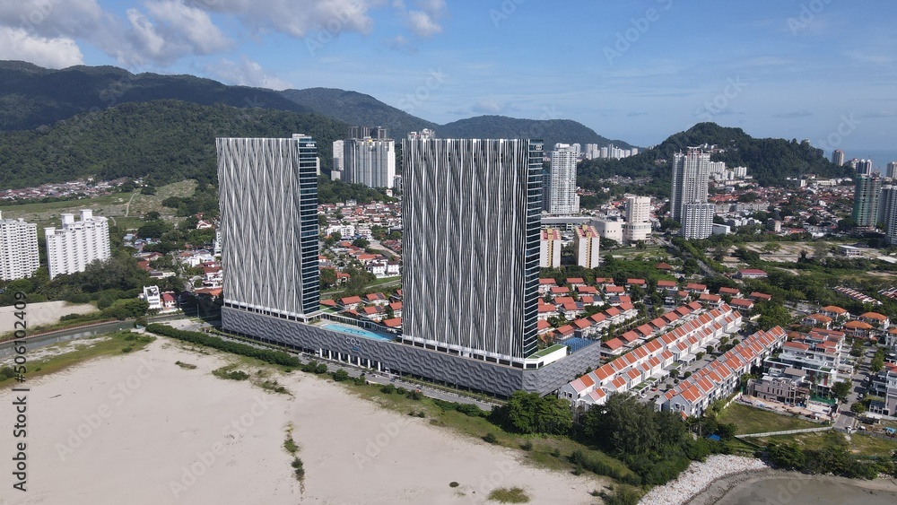 Georgetown, Penang Malaysia - May 20, 2022: The Straits Quay, Landmark ...