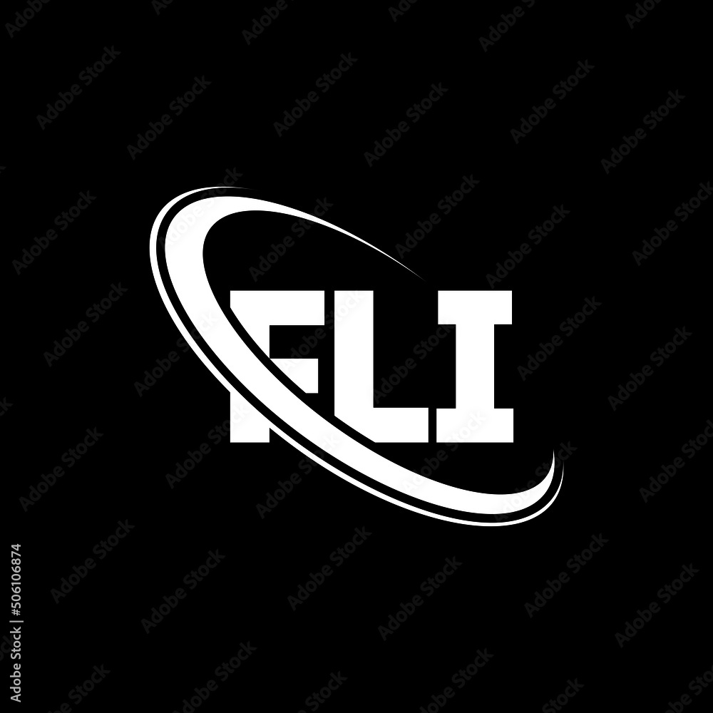 FLI logo. FLI letter. FLI letter logo design. Initials FLI logo linked ...